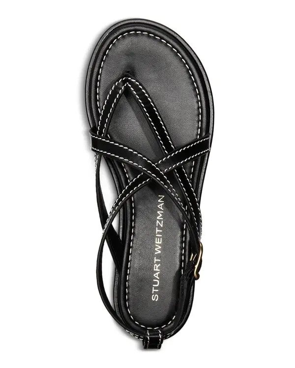 STUART WEITZMAN Park Strappy Sandals - Black