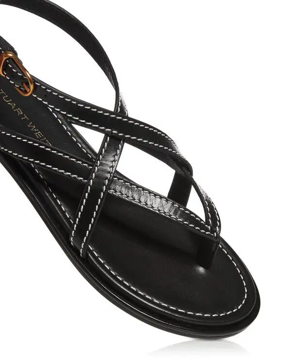 STUART WEITZMAN Park Strappy Sandals - Black