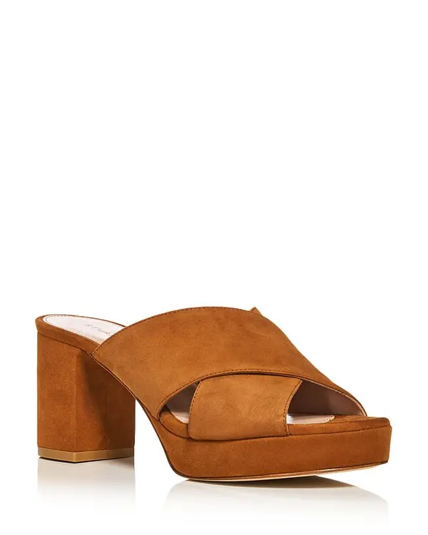 STUART WEITZMAN Dyna Platform Sandals - Boho Tan