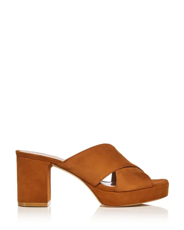 STUART WEITZMAN Dyna Platform Sandals - Boho Tan