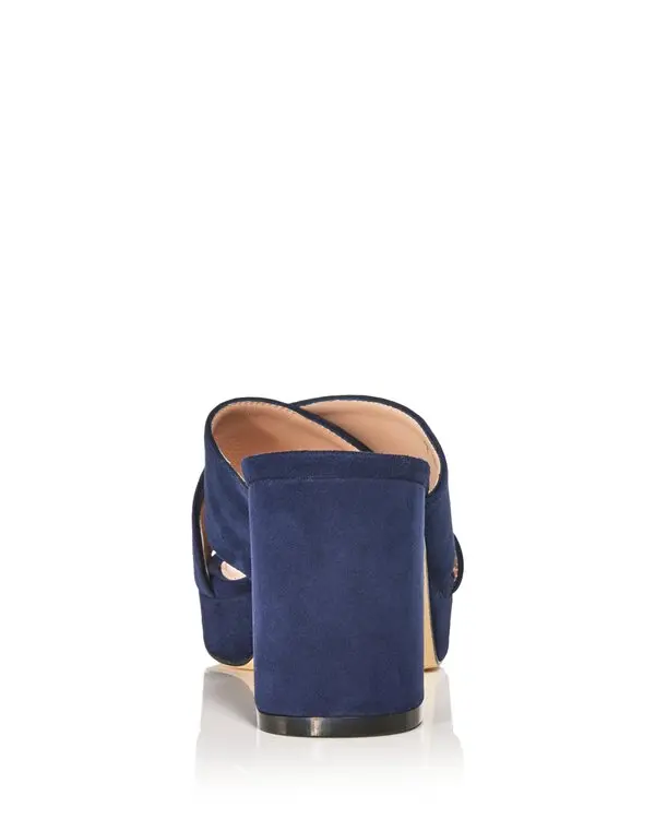 STUART WEITZMAN Dyna Platform Sandals - Nice Blue