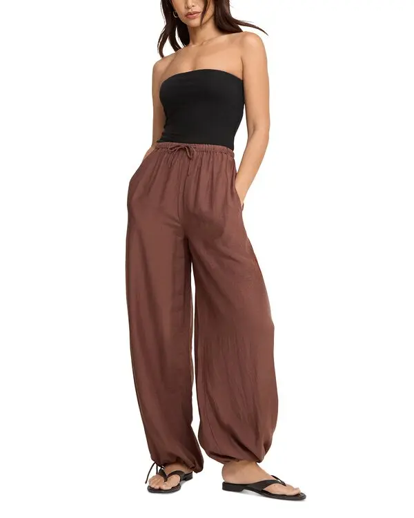 NOBODY'S CHILD Violet Wide-leg Cuffed Pants