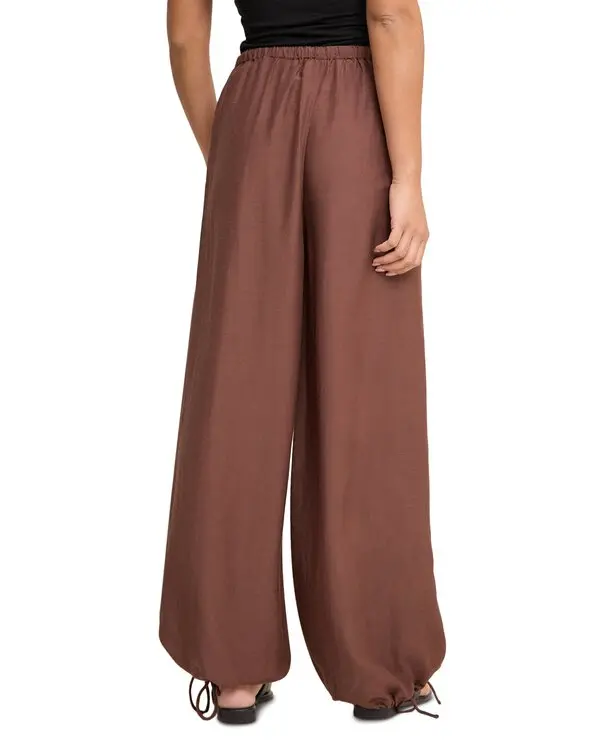 NOBODY'S CHILD Violet Wide-leg Cuffed Pants