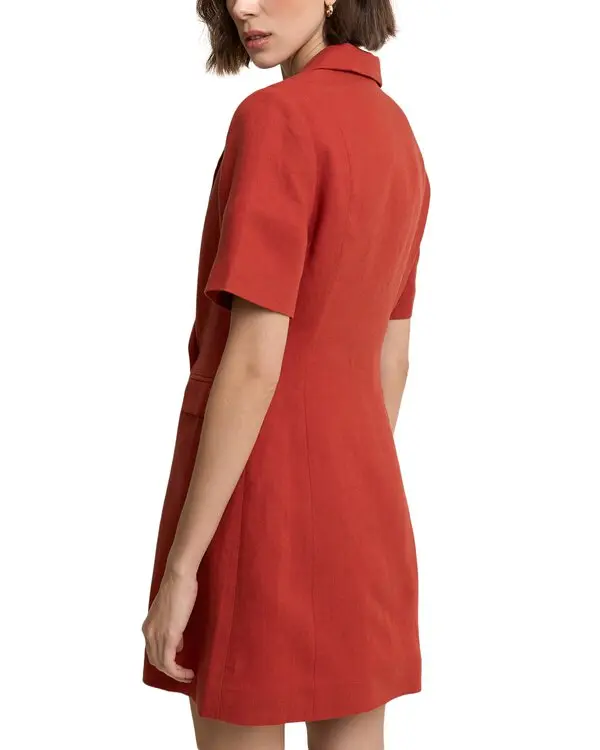 NOBODY'S CHILD Asymmetric Tailored Mini Dress