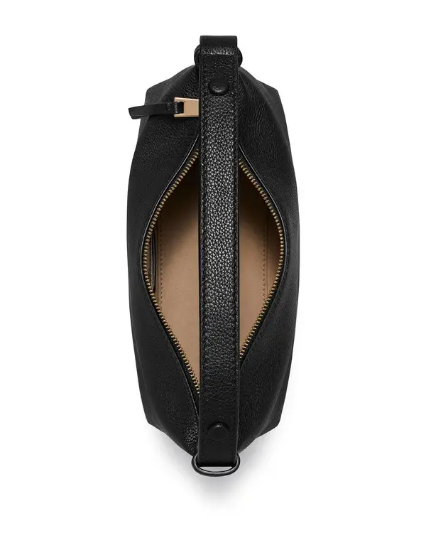 Tory Burch Mellow Leather Shoulder Bag - Black