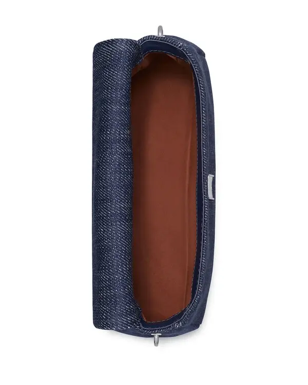 Tory Burch Charlie Denim Shoulder Bag - Midnight