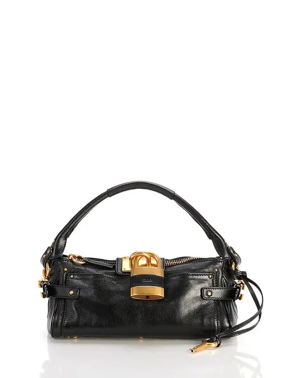 Chloé Paddington Small Leather Shoulder Bag - Black