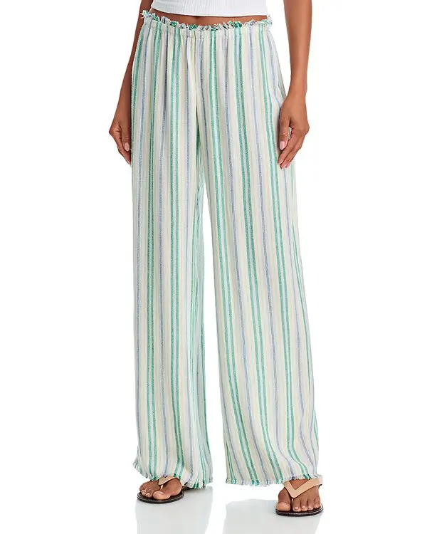 Xirena Joseph Striped Linen-blend Pants