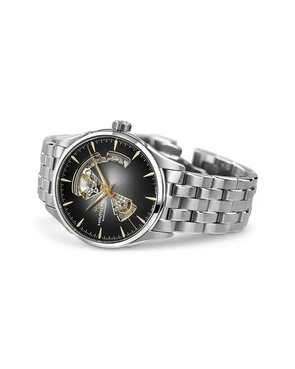 Hamilton Jazzmaster Open Heart Automatic Watch, 42mm - Grey/silver