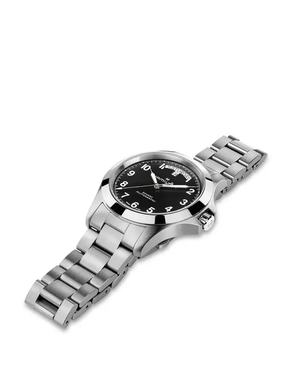 Hamilton Khaki Field Day-date Automatic Watch - Black/silver