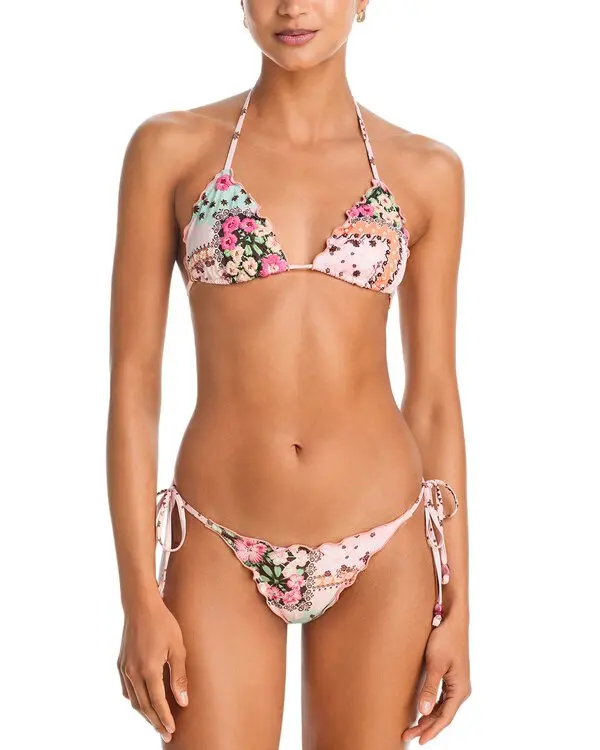 Agua Bendita X Lolita Ruched Bikini Top
