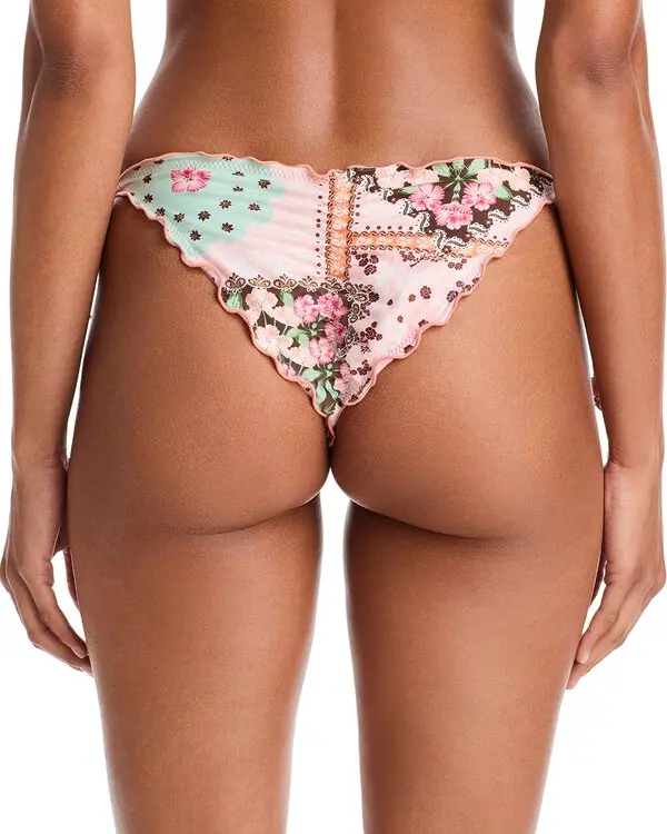 Agua Bendita Alegria Ruched Bikini Bottom