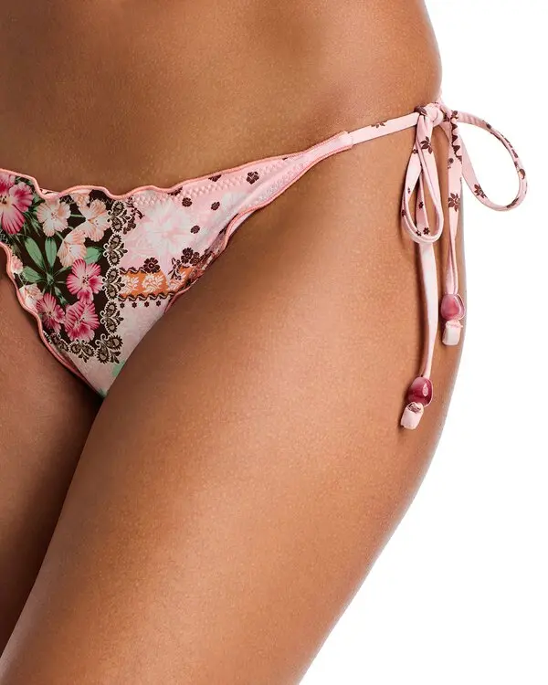 Agua Bendita Alegria Ruched Bikini Bottom