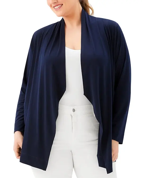 Karen Kane Drape Travel Cardigan - Navy