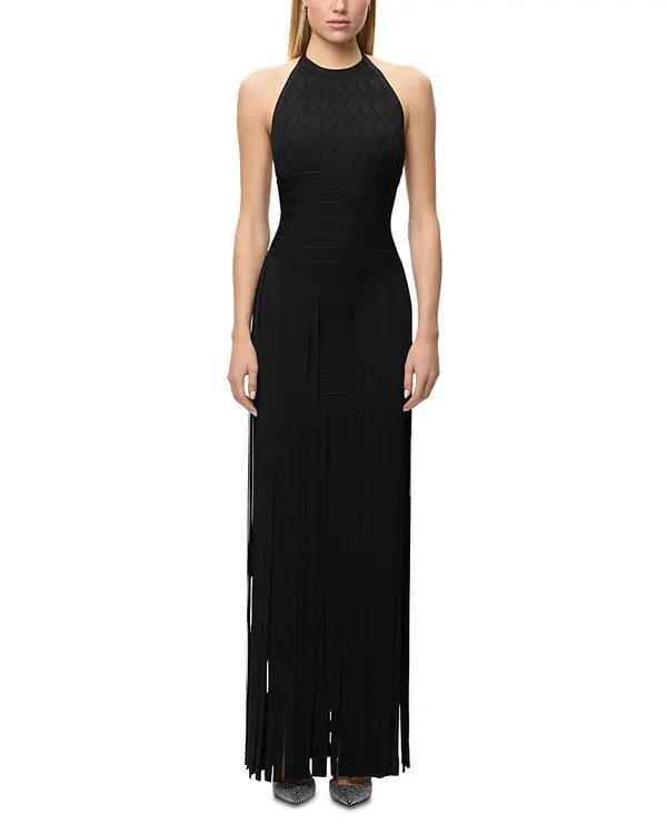 Herve Leger The Spencer Column Gown