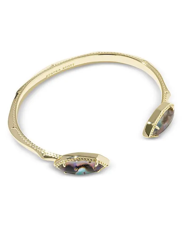 Kendra Scott Ophelia Abalone Shell Cuff Bracelet - Gold Abalone Shell