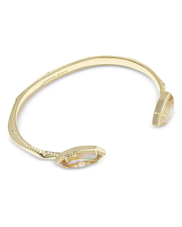 Kendra Scott Ophelia Abalone Shell Cuff Bracelet - Gold Iridescent