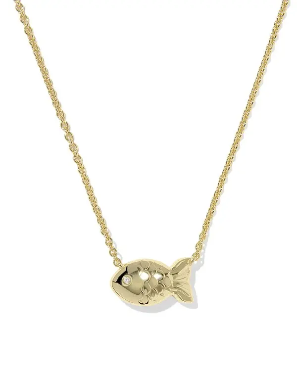 Kendra Scott Parker Fish Pendant Necklace