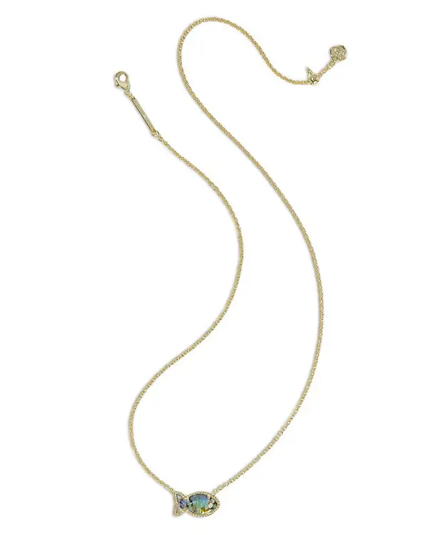 Kendra Scott Parker Fish Pendant Necklace