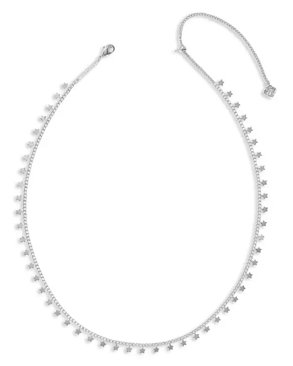 Kendra Scott Parker Star Strand Necklace - Silver