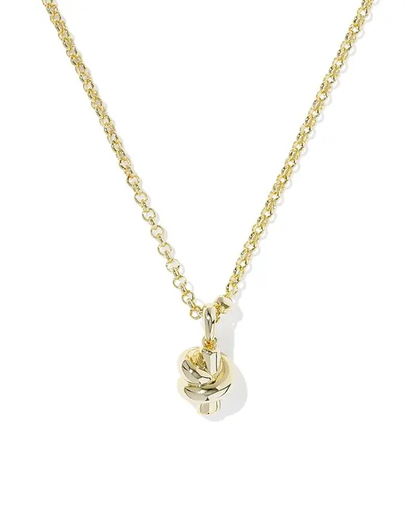 Kendra Scott Parker Knot Pendant Necklace - Gold