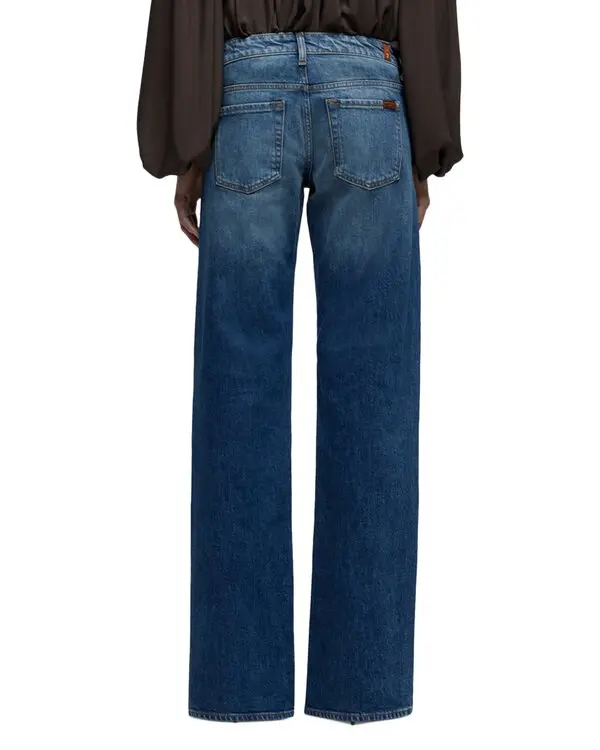 7 For All Mankind Low Rise Straight Leg Jeans