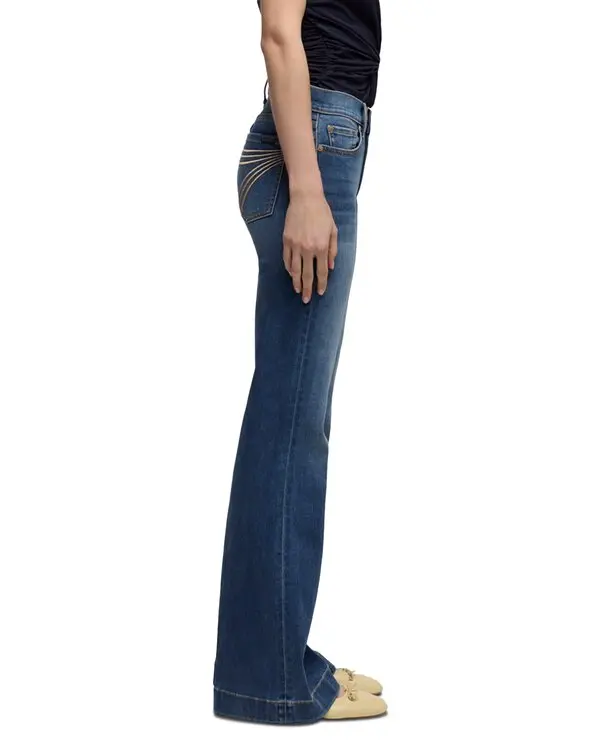 7 For All Mankind Dojo Tailorless High Rise Jeans