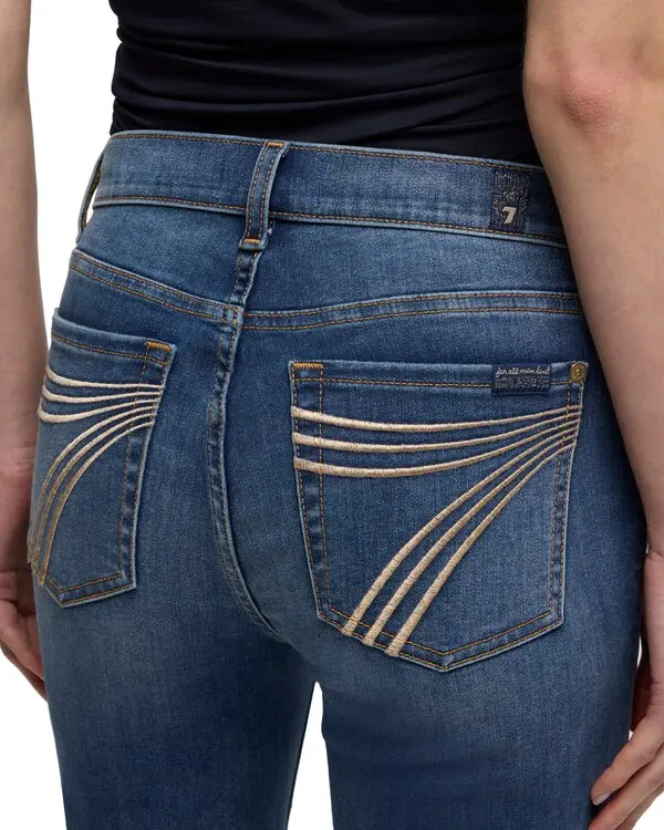 7 For All Mankind Dojo Tailorless High Rise Jeans