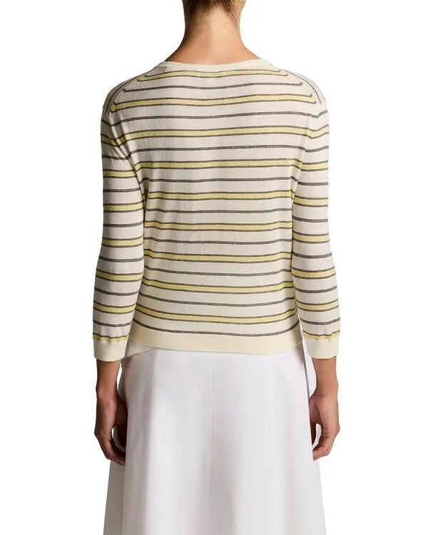 Vince Striped Cardigan Sweater