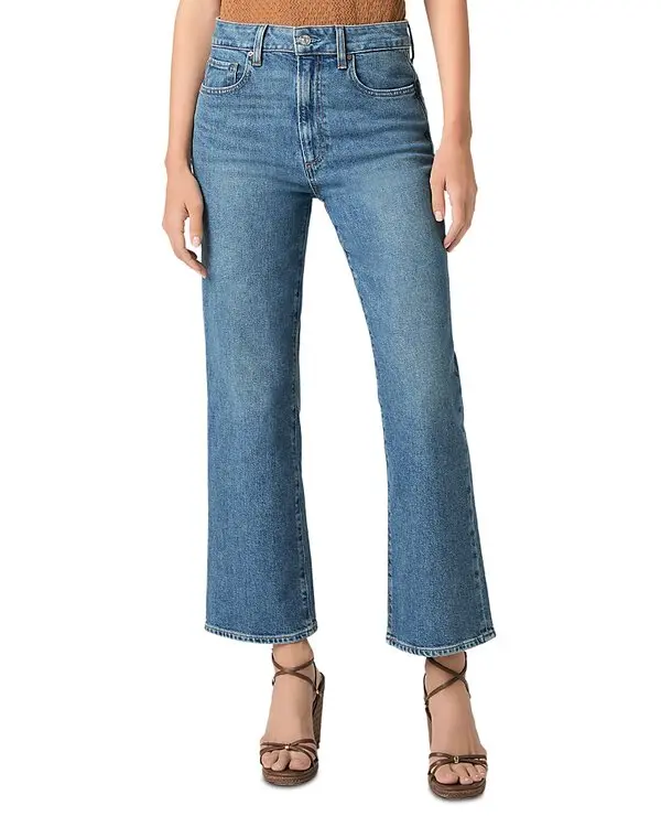 Paige Stevie High Rise Ankle Bootcut Jeans