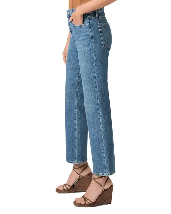 Paige Stevie High Rise Ankle Bootcut Jeans