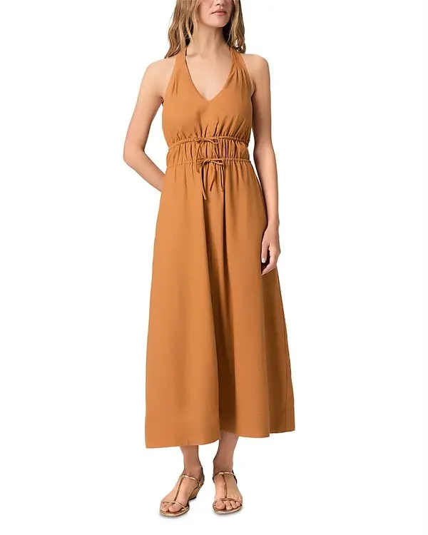 Paige Alysha Halter V-neck Maxi Dress