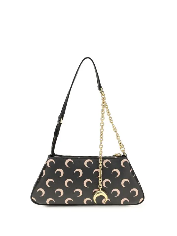 MARINE SERRE Moon Motif Shoulder Bag - Multicolor