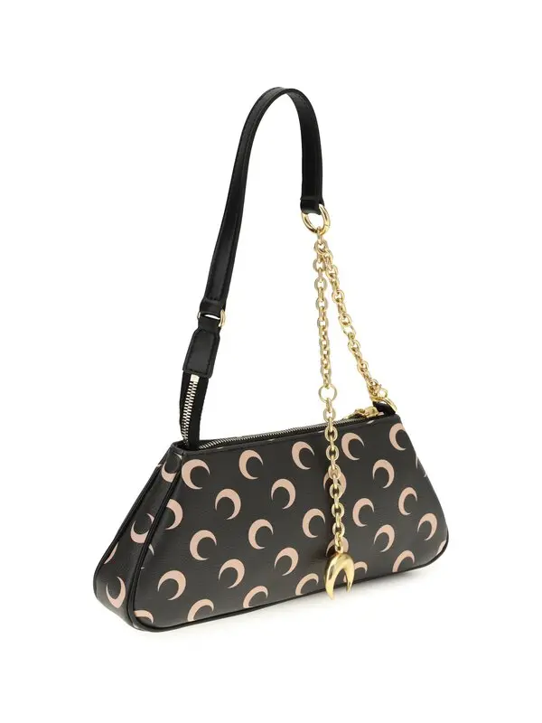 MARINE SERRE Moon Motif Shoulder Bag - Multicolor