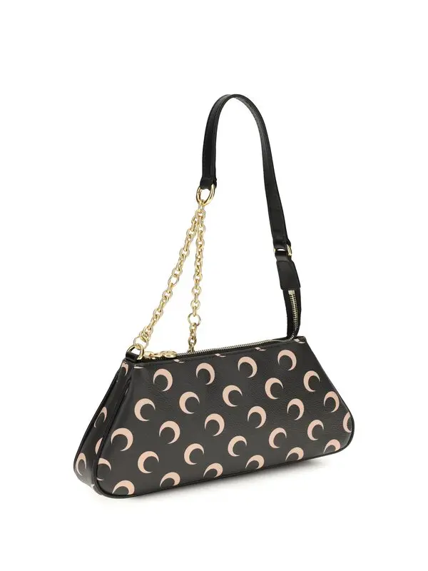 MARINE SERRE Moon Motif Shoulder Bag - Multicolor