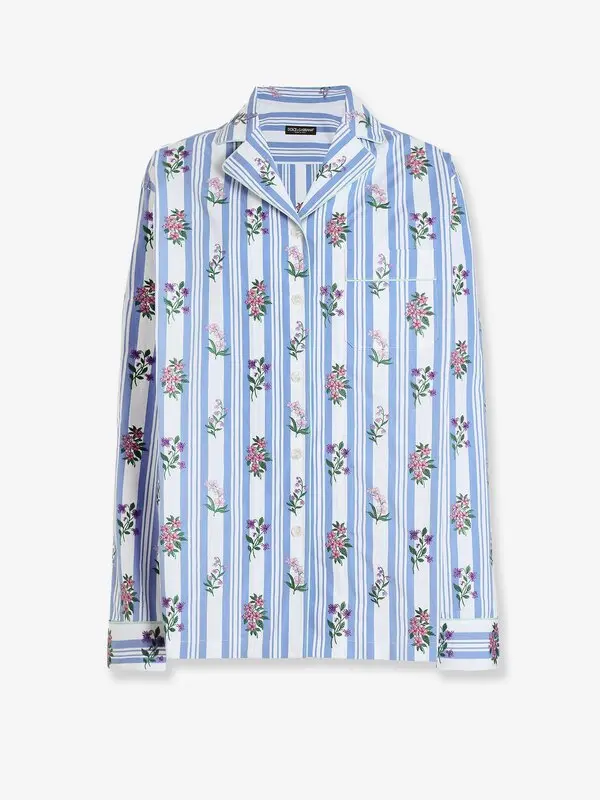 Dolce & Gabbana Cotton Poplin Shirt - Multicolor
