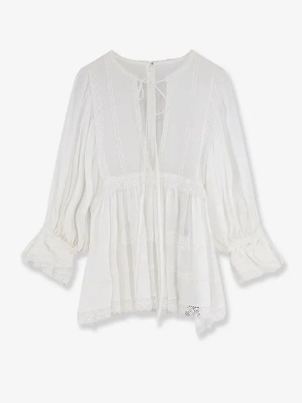 Dolce & Gabbana Cotton Shirt With Lace Details