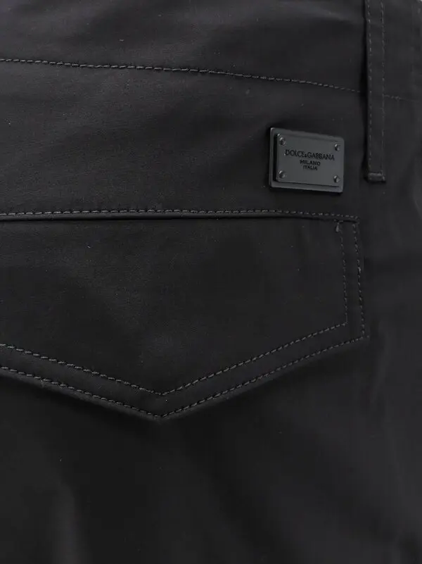 Dolce & Gabbana Cargo Stretch Cotton Trousers - Multicolor