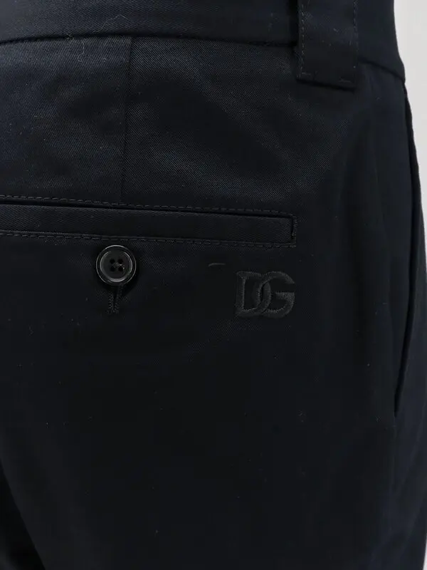 Dolce & Gabbana Sartorial Stretch Cotton Trousers