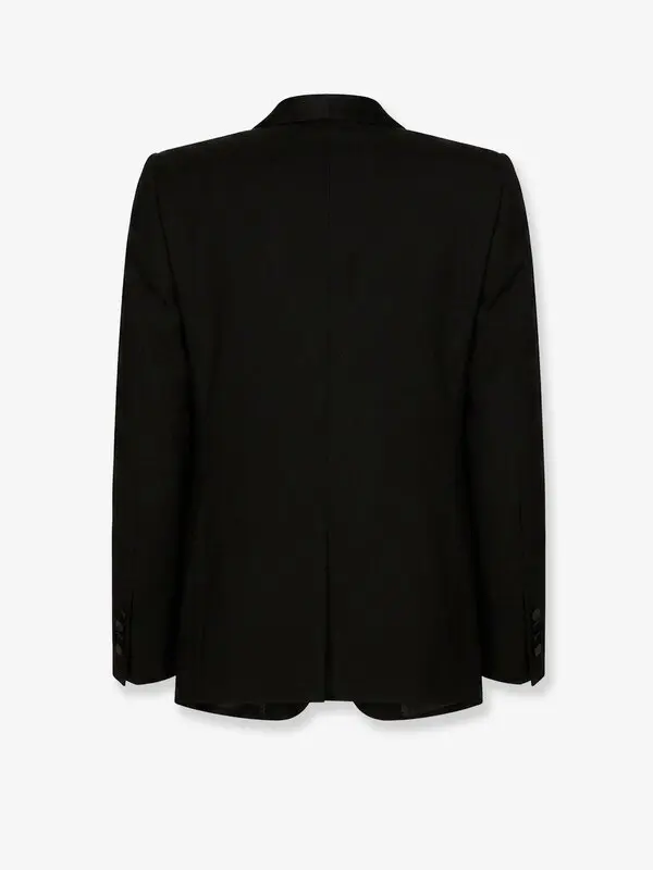 Dolce & Gabbana Sicilia Stretch Wool Tuxedo Blazer - Multicolor