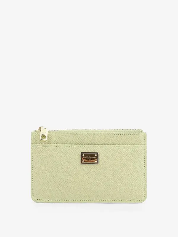 Dolce & Gabbana Hammered Leather Card Holder - Multicolor