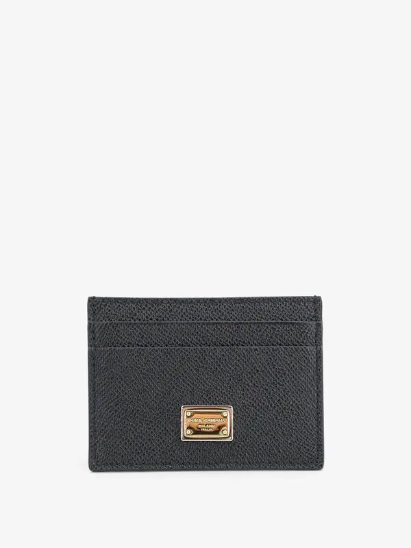 Dolce & Gabbana Hammered Leather Card Holder - Multicolor