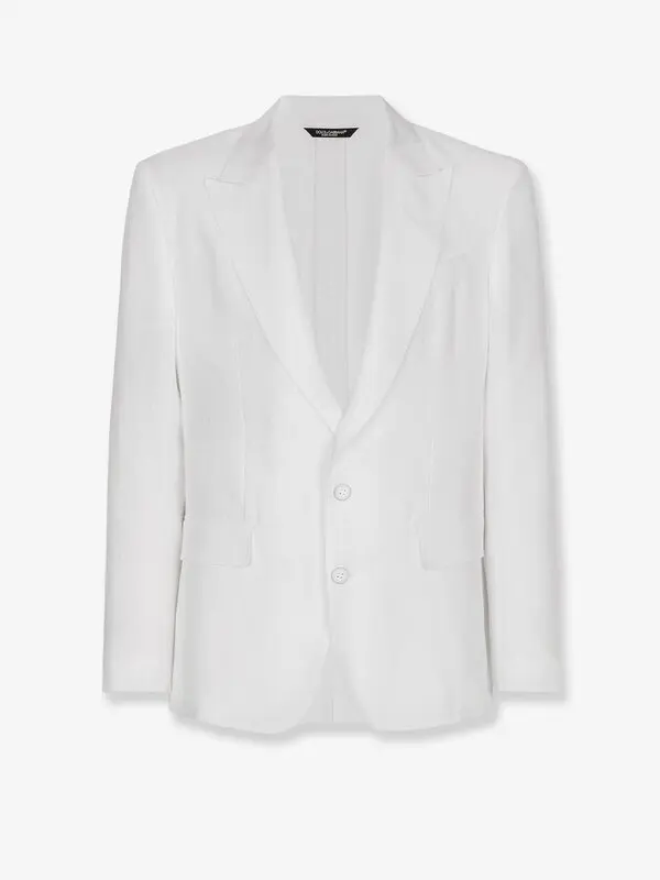 Dolce & Gabbana Sicilia Single-breasted Linen Blazer - Multicolor