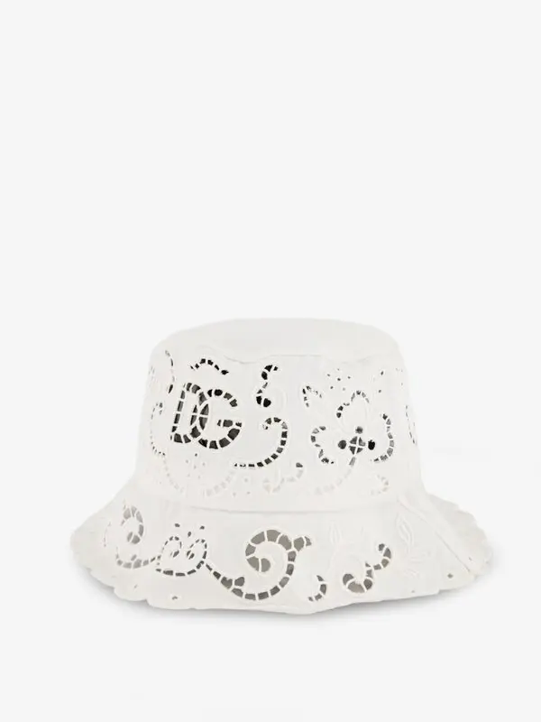 Dolce & Gabbana Embroidered Cotton Blend Bucket Hat - Multicolor