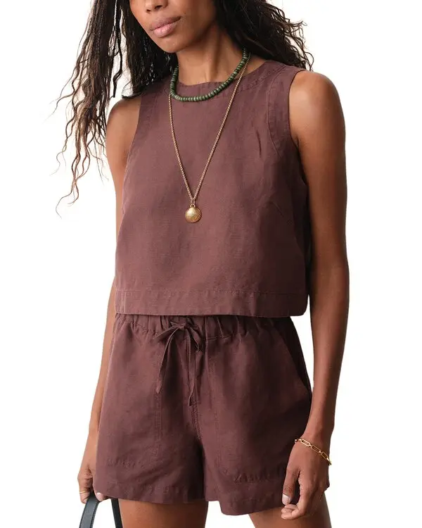 Marine Layer Quinn Cropped Tank