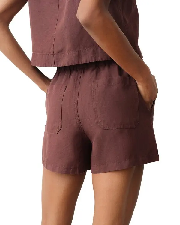 Marine Layer Linen Blend Drawstring Shorts