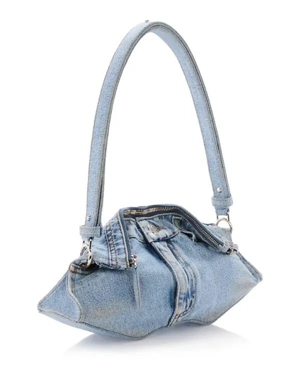 Alexander McQueen Denim Shoulder Bag