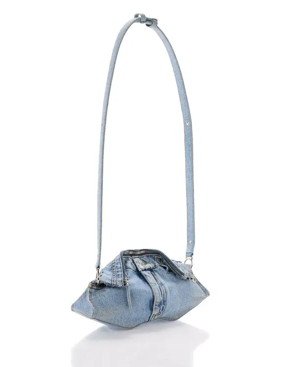 Alexander McQueen Denim Shoulder Bag
