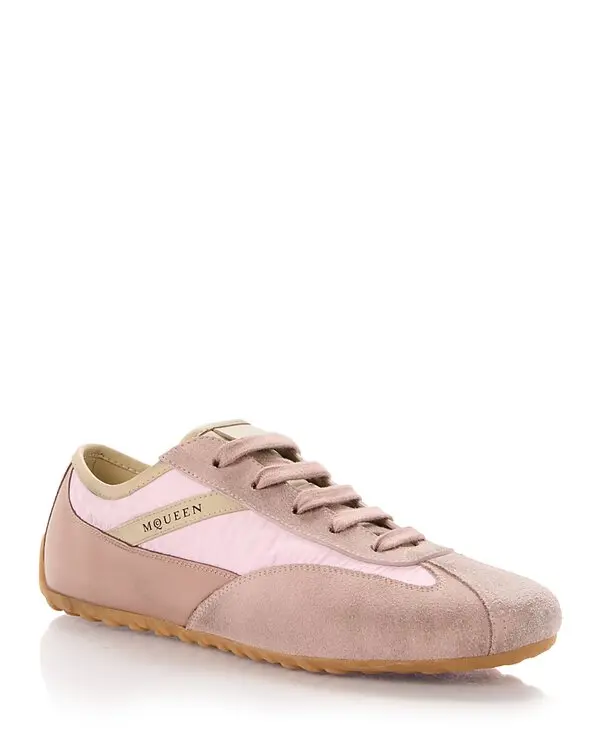 Alexander McQueen Lace Up Sneakers - Rust Red
