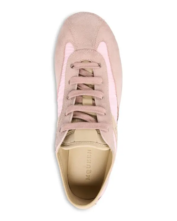 Alexander McQueen Lace Up Sneakers - Rust Red